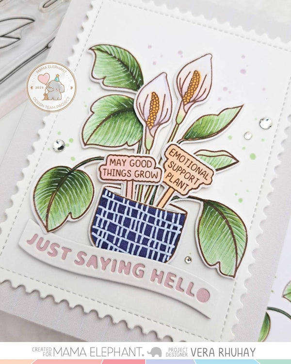 STAMP HIGHLIGHT: Build A Potted Plant - Mama Elephant STAMP HIGHLIGHT: Build A Potted Plant - Mama Elephant