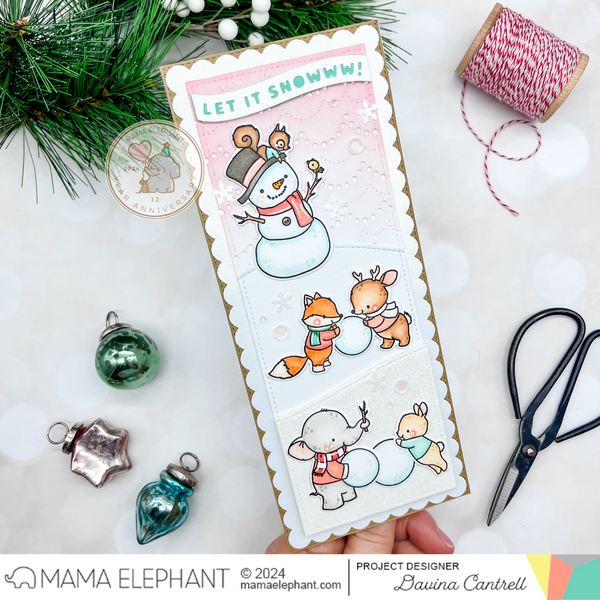 Build a Snowman - Creative Cuts - Mama Elephant