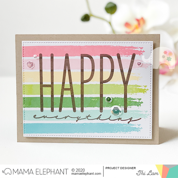 HAPPY CHIC WISHES - Mama Elephant