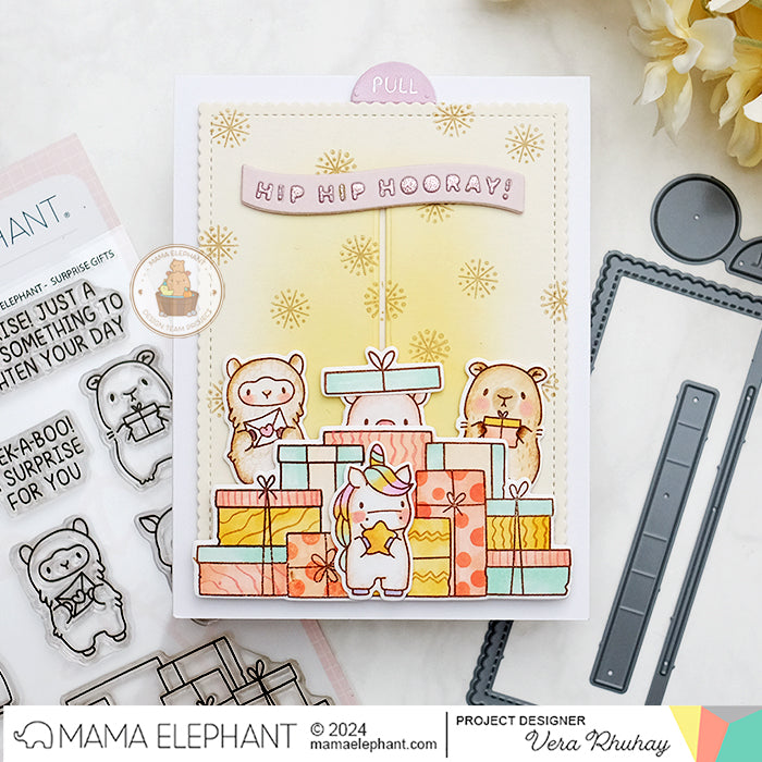 Pull Paper Slider - Creative Cuts - Mama Elephant