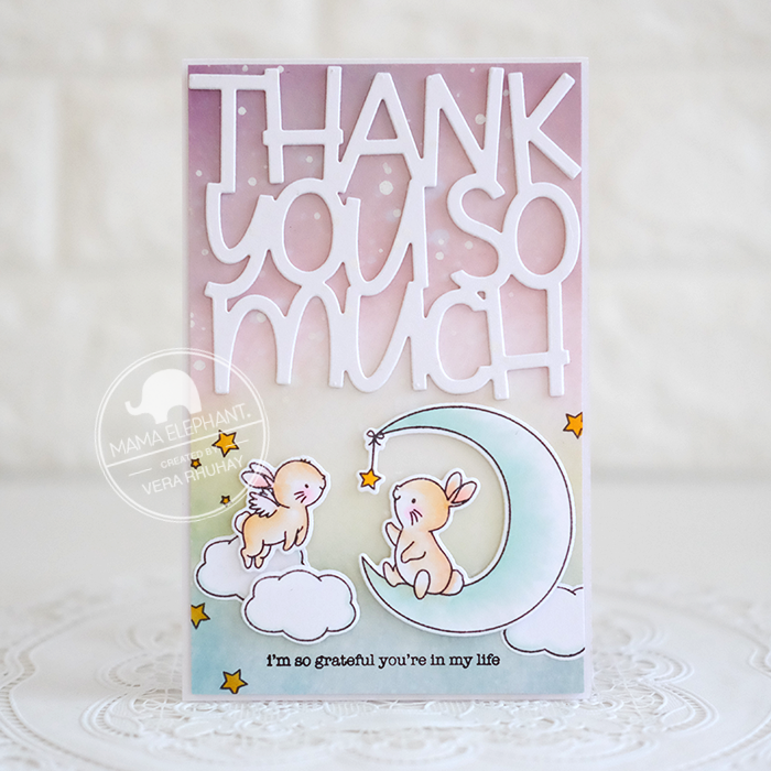 Big Thank You So Much - Creative Cuts - Mama Elephant