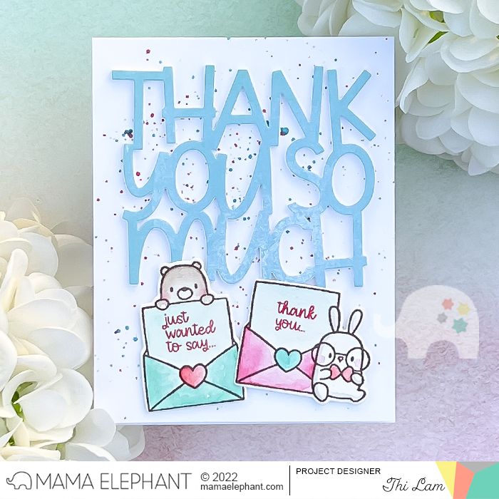 Big Thank You So Much - Creative Cuts - Mama Elephant