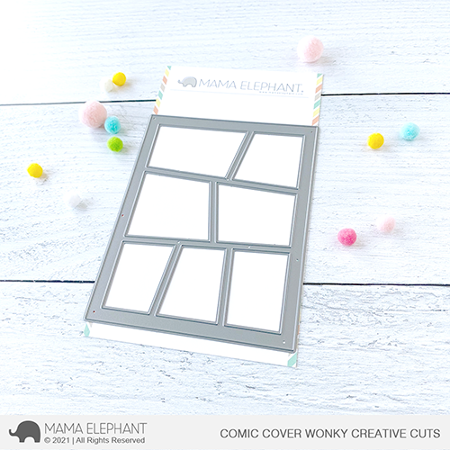 Comic Cover Wonky - Creative Cuts - Mama Elephant