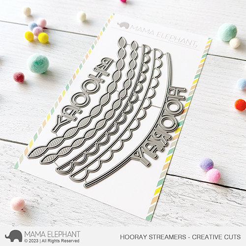 Hooray Streamers - Creative Cuts - Mama Elephant