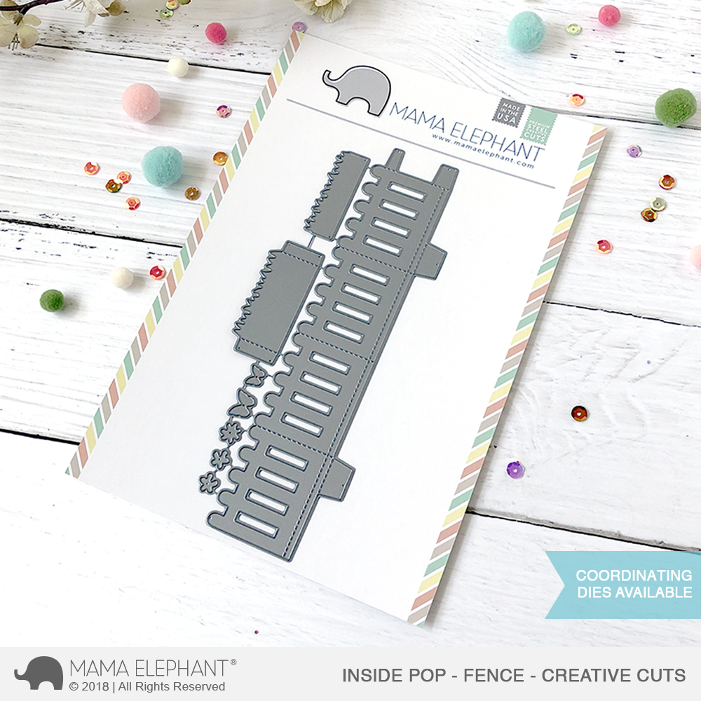 Inside Pop - Fence - Creative Cuts - Mama Elephant