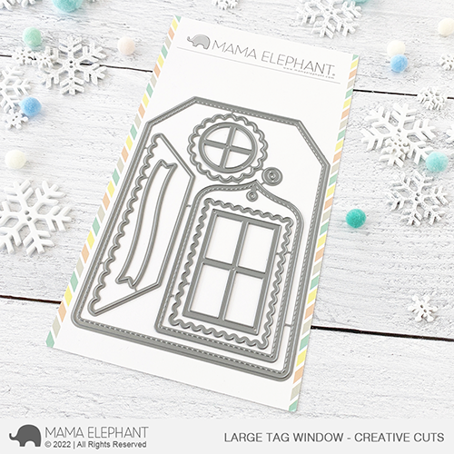 Large Tag Window - Creative Cuts - Mama Elephant