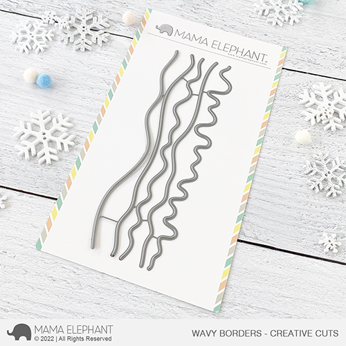 Wavy Borders - Creative Cuts - Mama Elephant