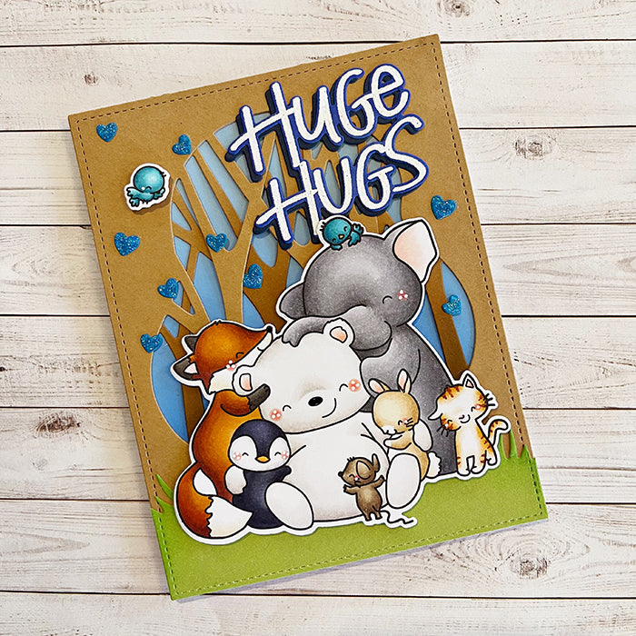 Group Hug - Creative Cuts - Mama Elephant