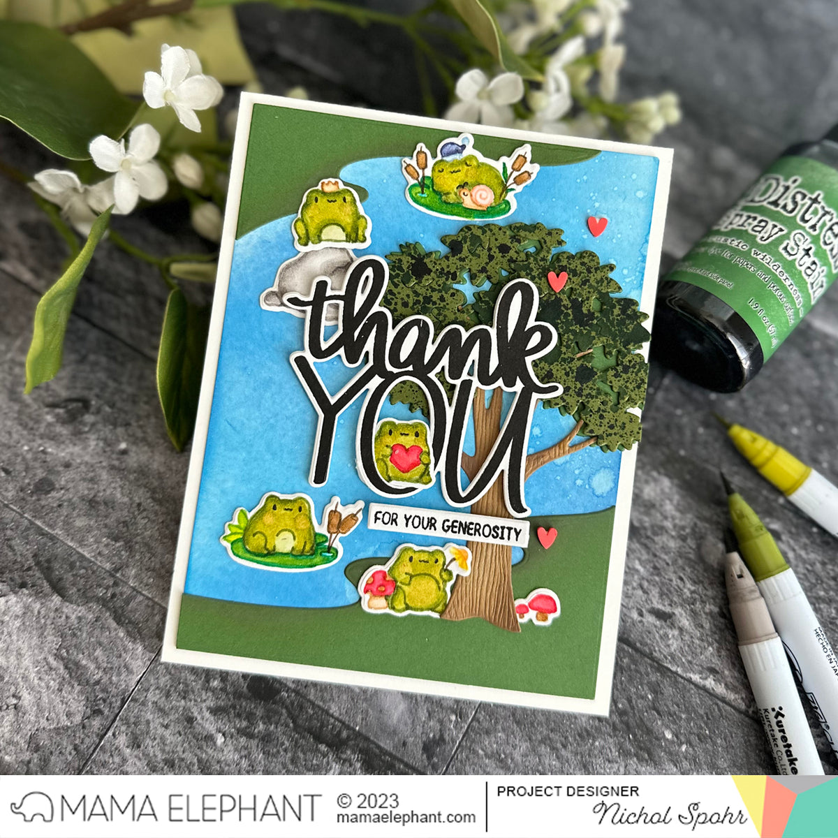 Evergreen Tree - Creative Cuts - Mama Elephant