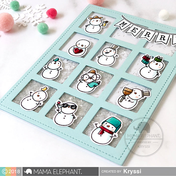 LITTLE SNOWMAN AGENDA - Mama Elephant