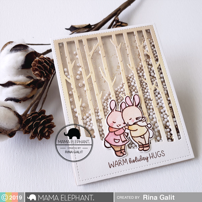 Winter Forest Cover - Creative Cuts - Mama Elephant