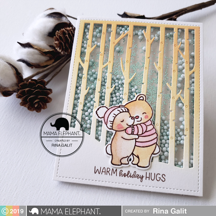 Winter Forest Cover - Creative Cuts - Mama Elephant