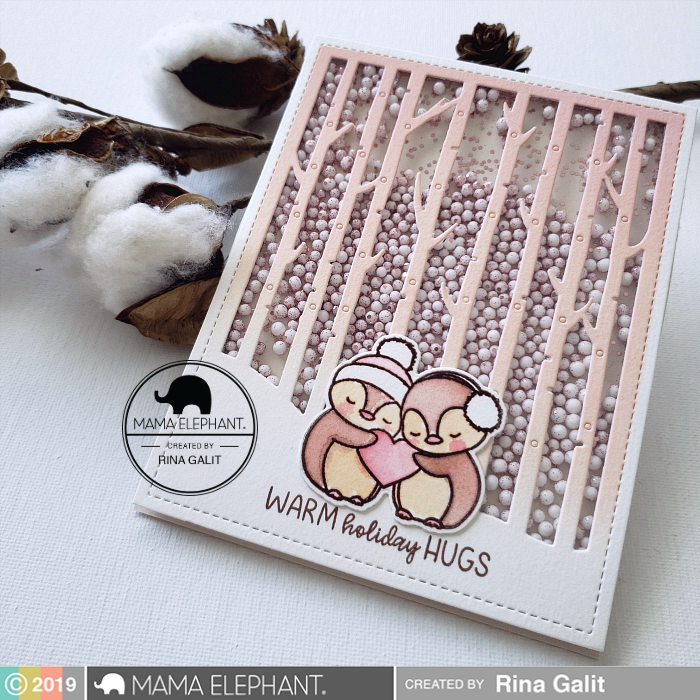 Winter Forest Cover - Creative Cuts - Mama Elephant