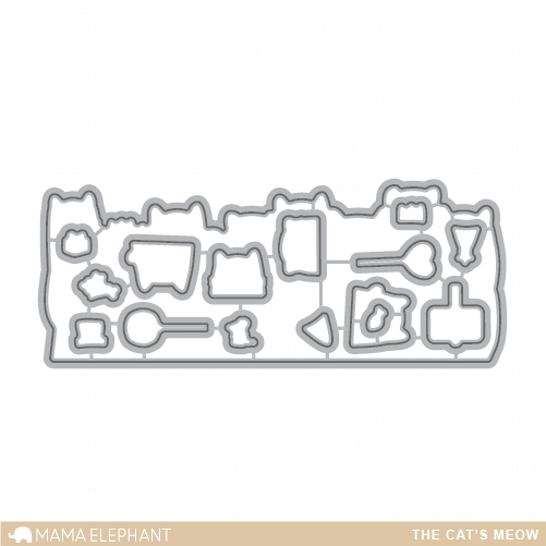 The Cat's Meow - Creative Cuts - Mama Elephant