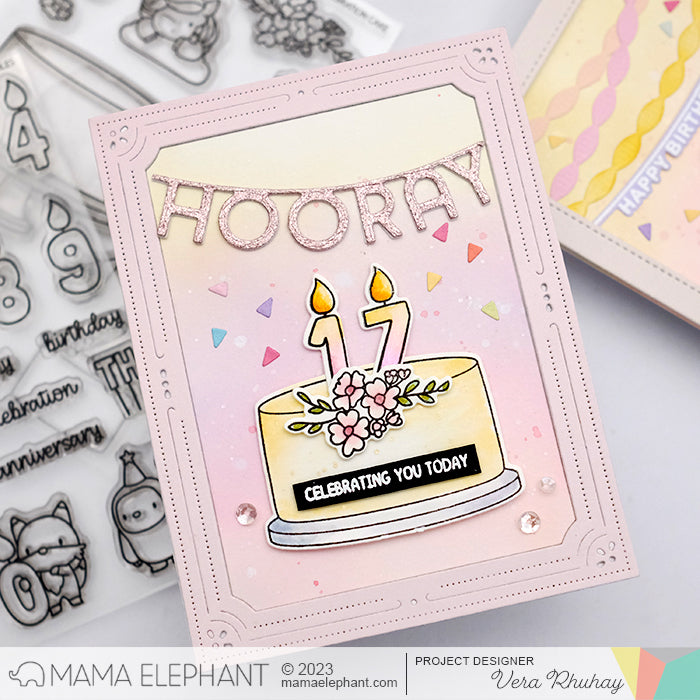 Hooray Streamers - Creative Cuts - Mama Elephant