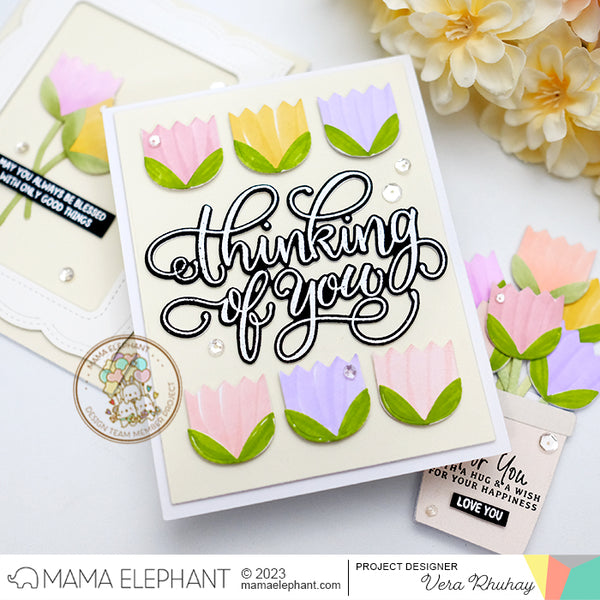 Tulip Grid Cover - Creative Cuts – Mama Elephant